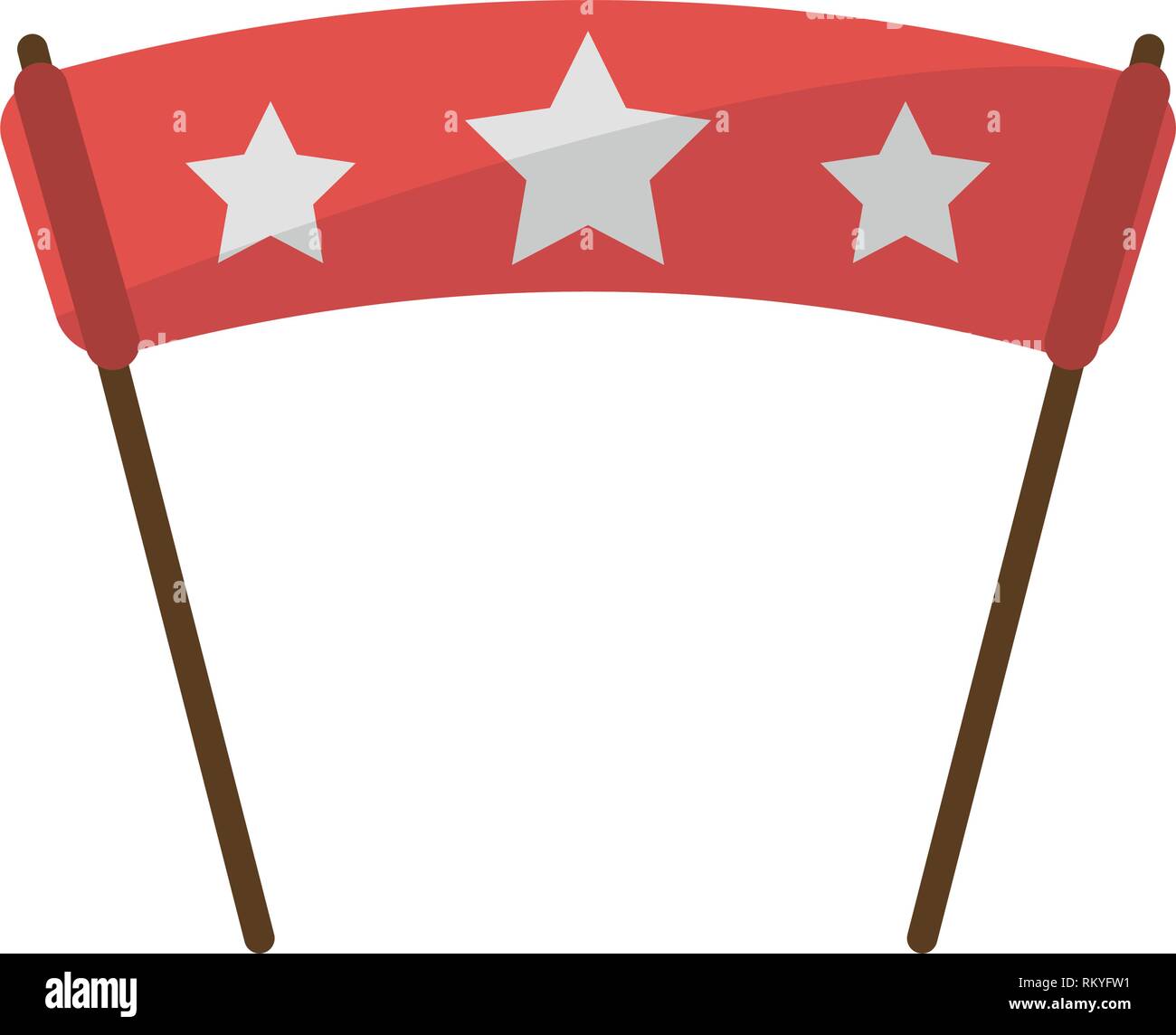 sport fan flag with stars Stock Vector Image & Art - Alamy