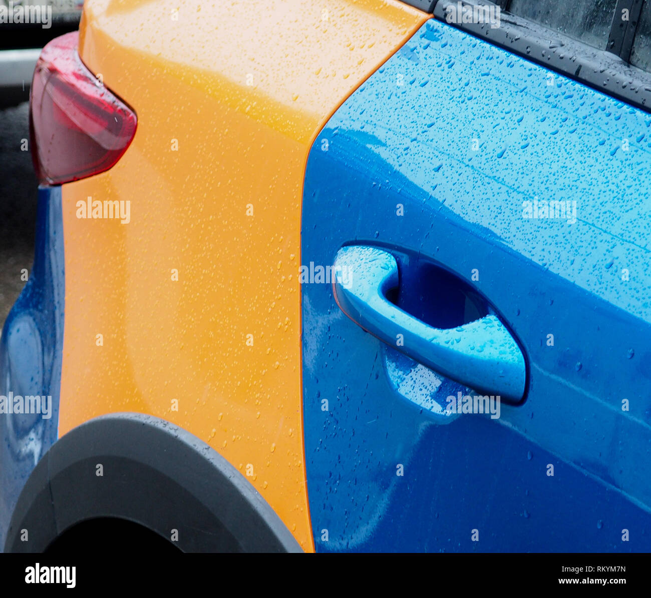 abstract photo of car door handle and lock Stock Photo - Alamy