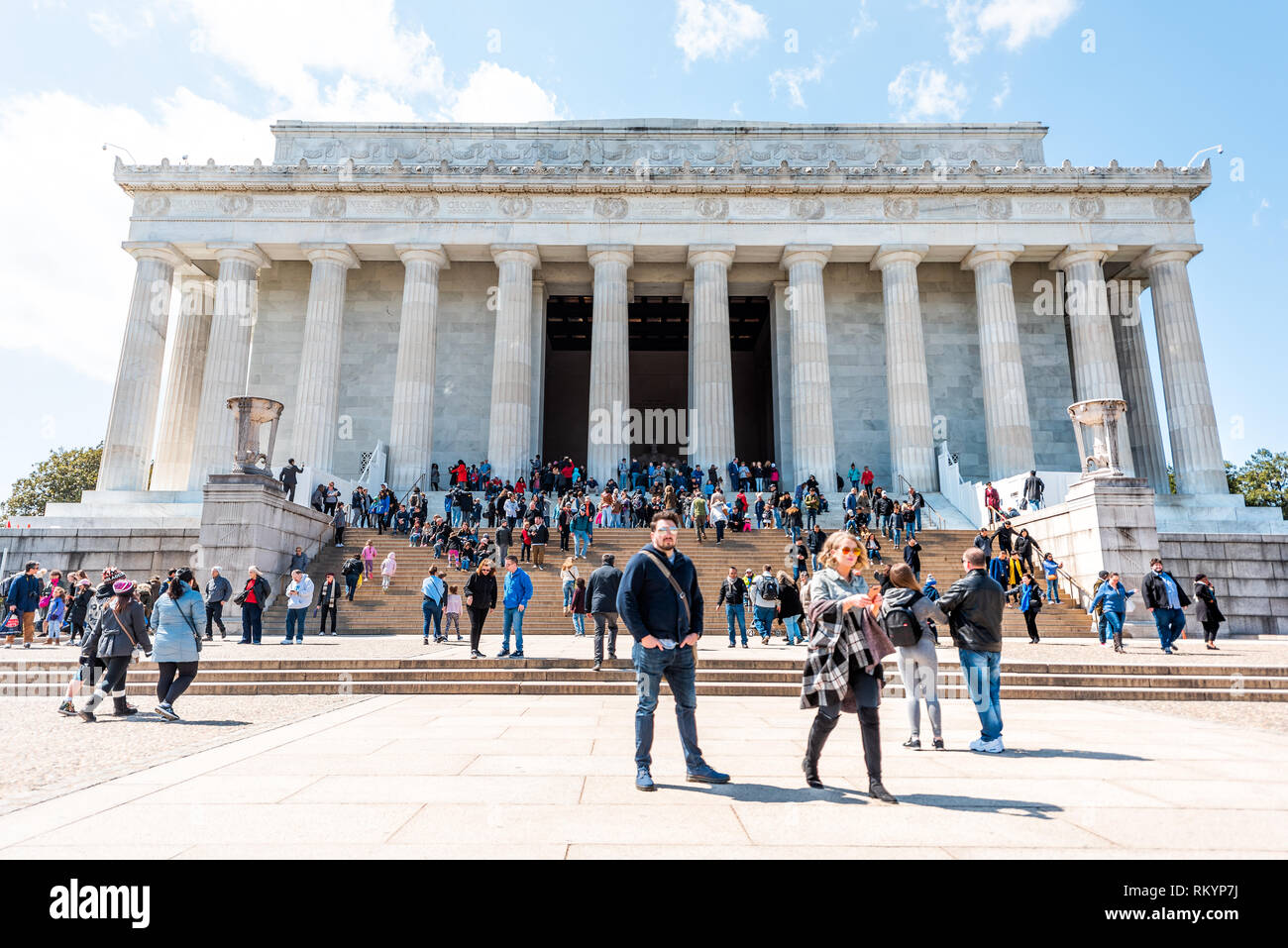 Lincoln Memorial Steps High Resolution Stock Photography and Images - Alamy