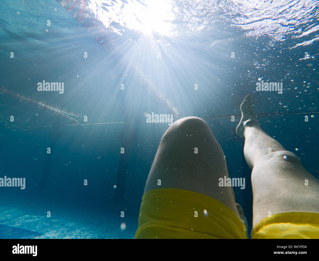 Drowning person pool hi-res stock photography and images - Alamy