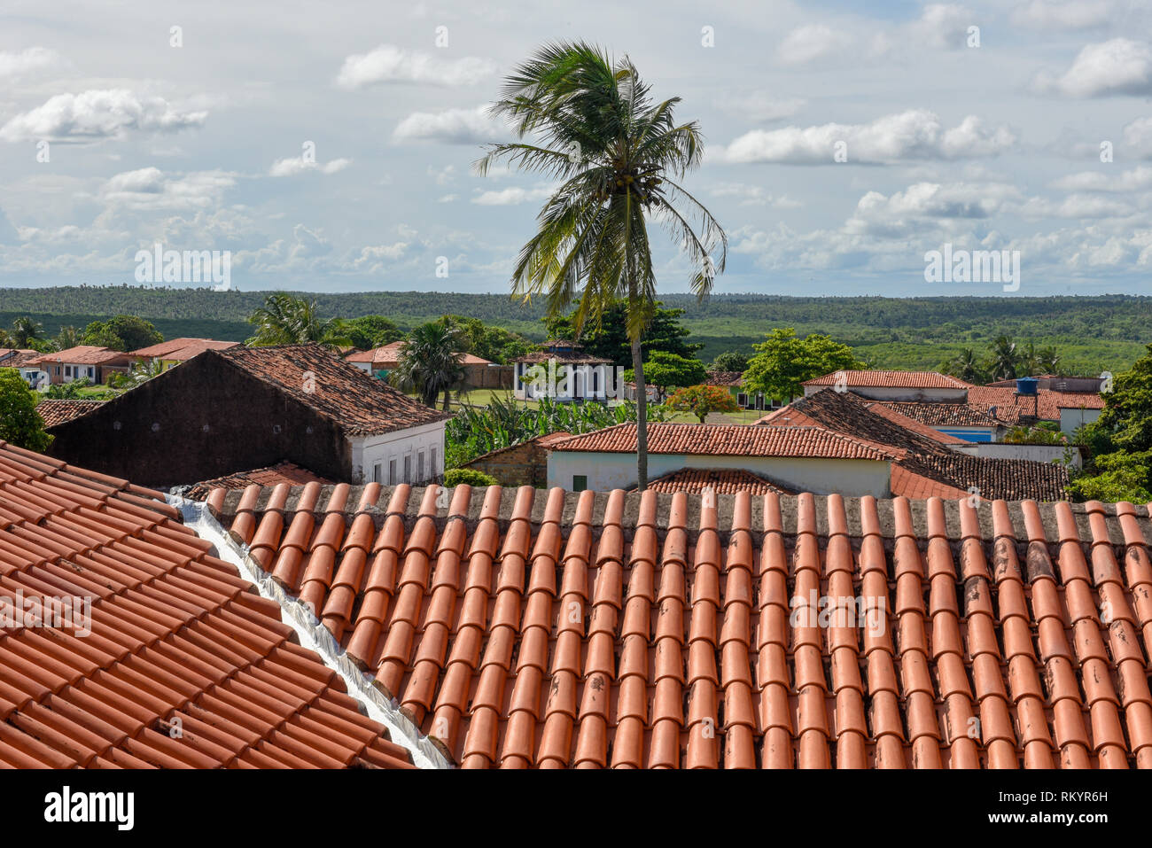 Traditional portuguese colonial architecture in Alcantara on Brazil ...