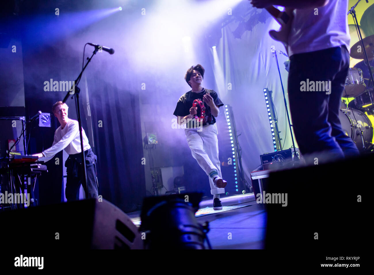 Norway, Bergen - February 9, 2019. The Norwegian indie pop band Boy ...