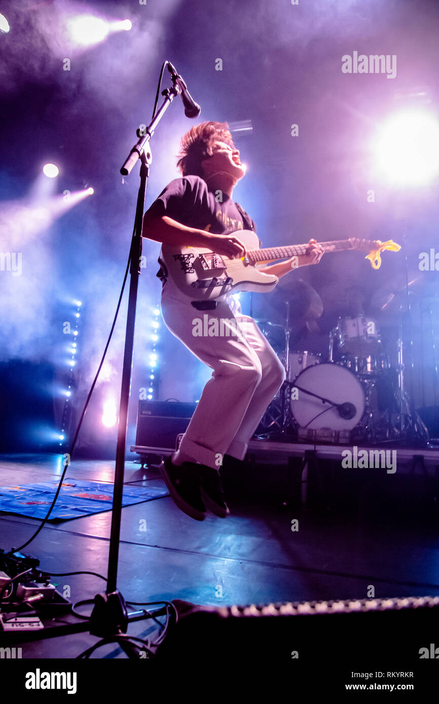 Norway, Bergen - February 9, 2019. The Norwegian indie pop band Boy ...