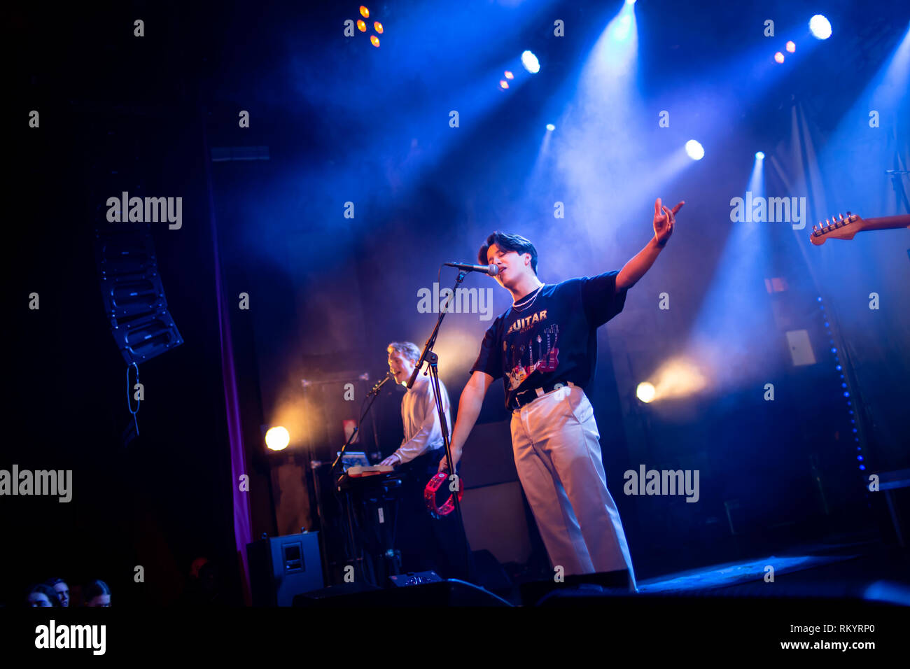 Norway, Bergen - February 9, 2019. The Norwegian indie pop band Boy ...