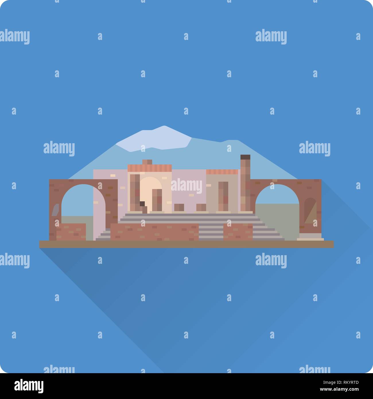 Ruins vector vectors hi-res stock photography and images - Alamy