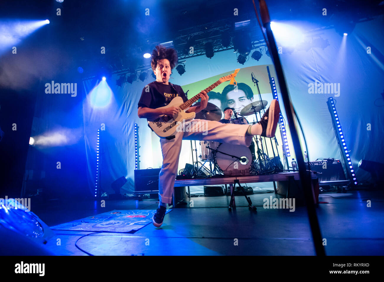 Norway, Bergen - February 9, 2019. The Norwegian indie pop band Boy ...