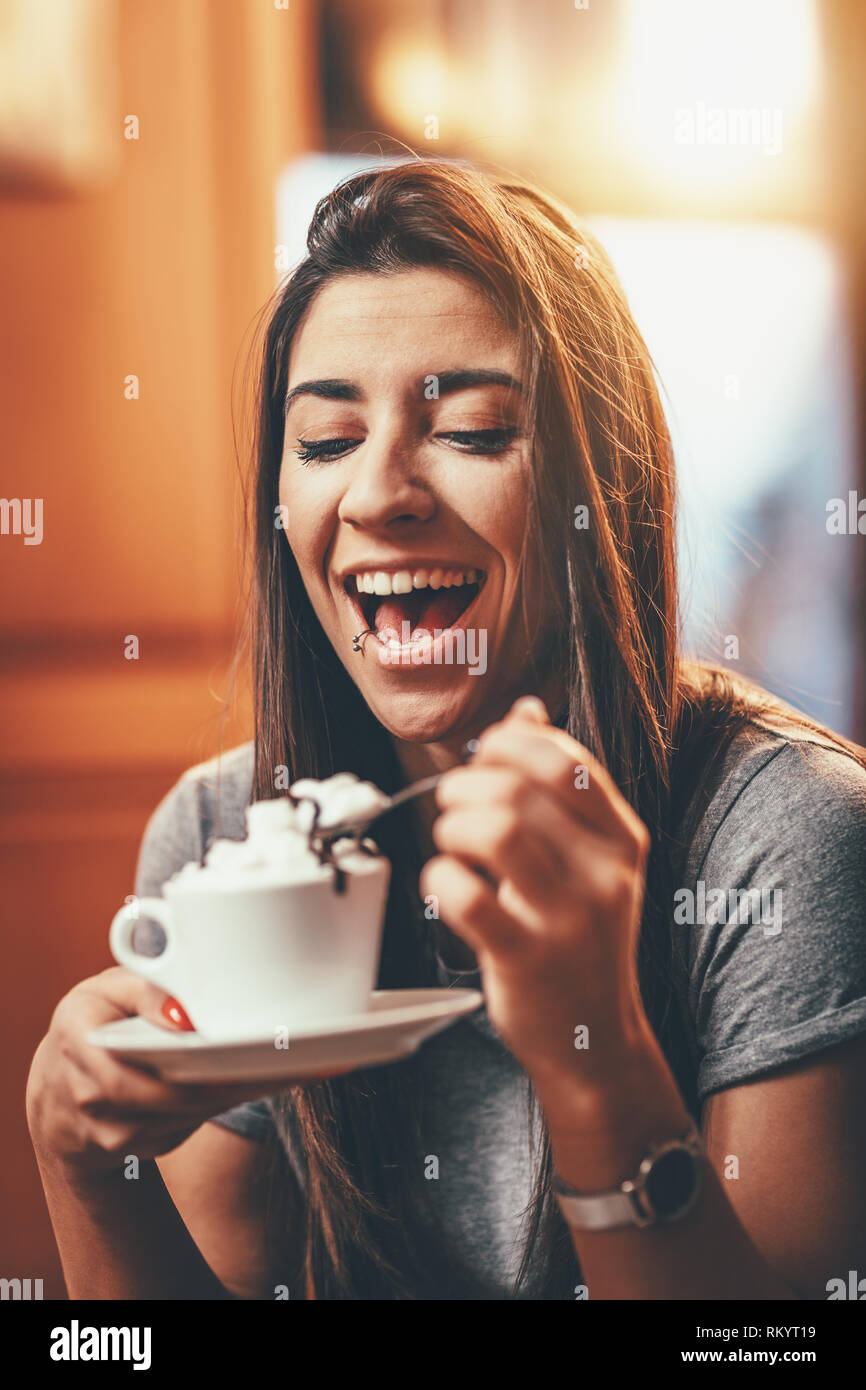 Whipped cream fun hi-res stock photography and images - Alamy