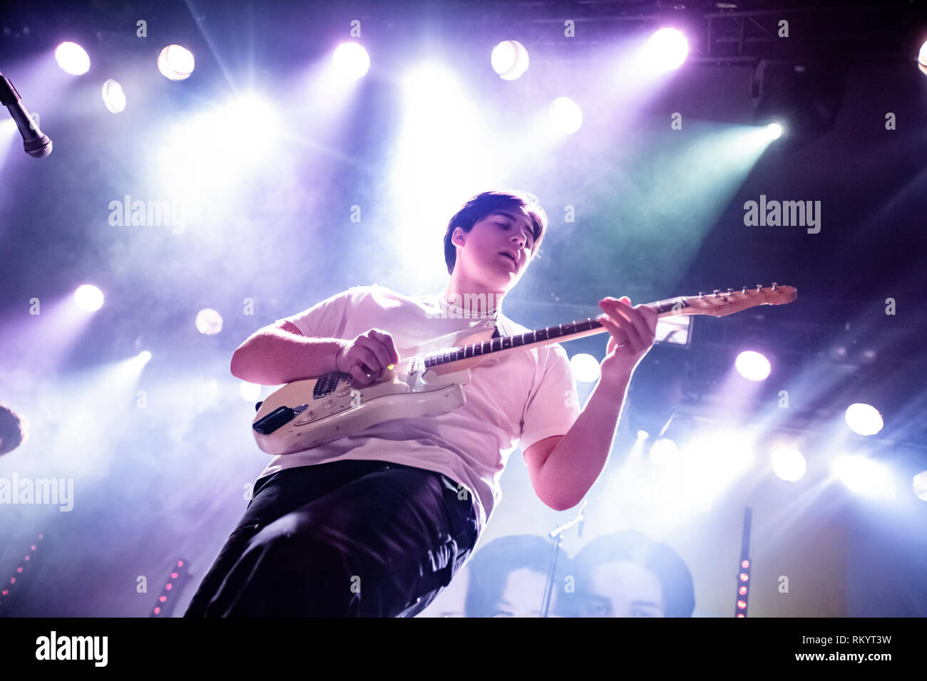 Norway, Bergen - February 9, 2019. The Norwegian indie pop band Boy ...