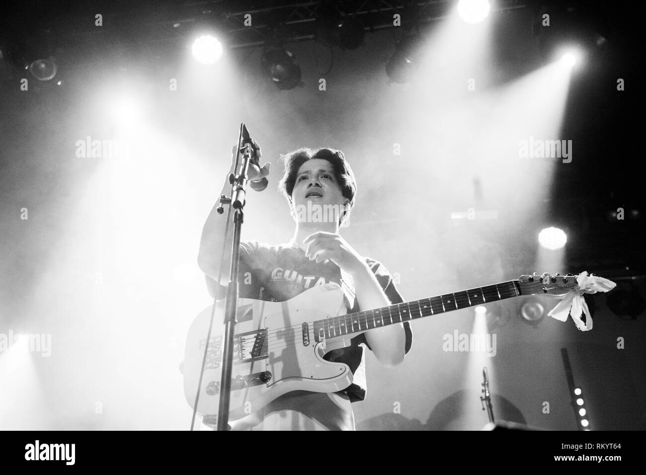 Norway, Bergen - February 9, 2019. The Norwegian indie pop band Boy ...