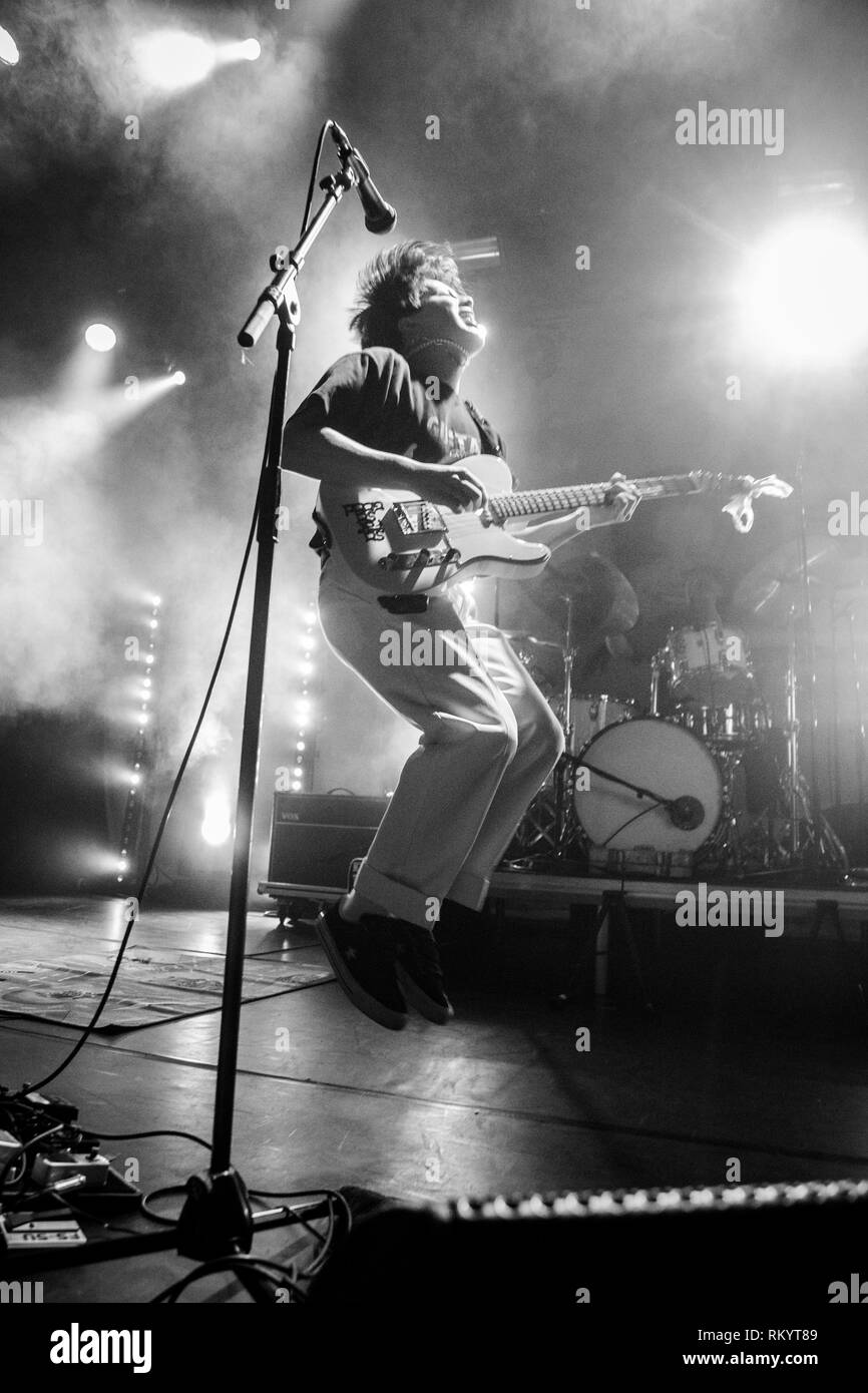 Norway, Bergen - February 9, 2019. The Norwegian indie pop band Boy ...