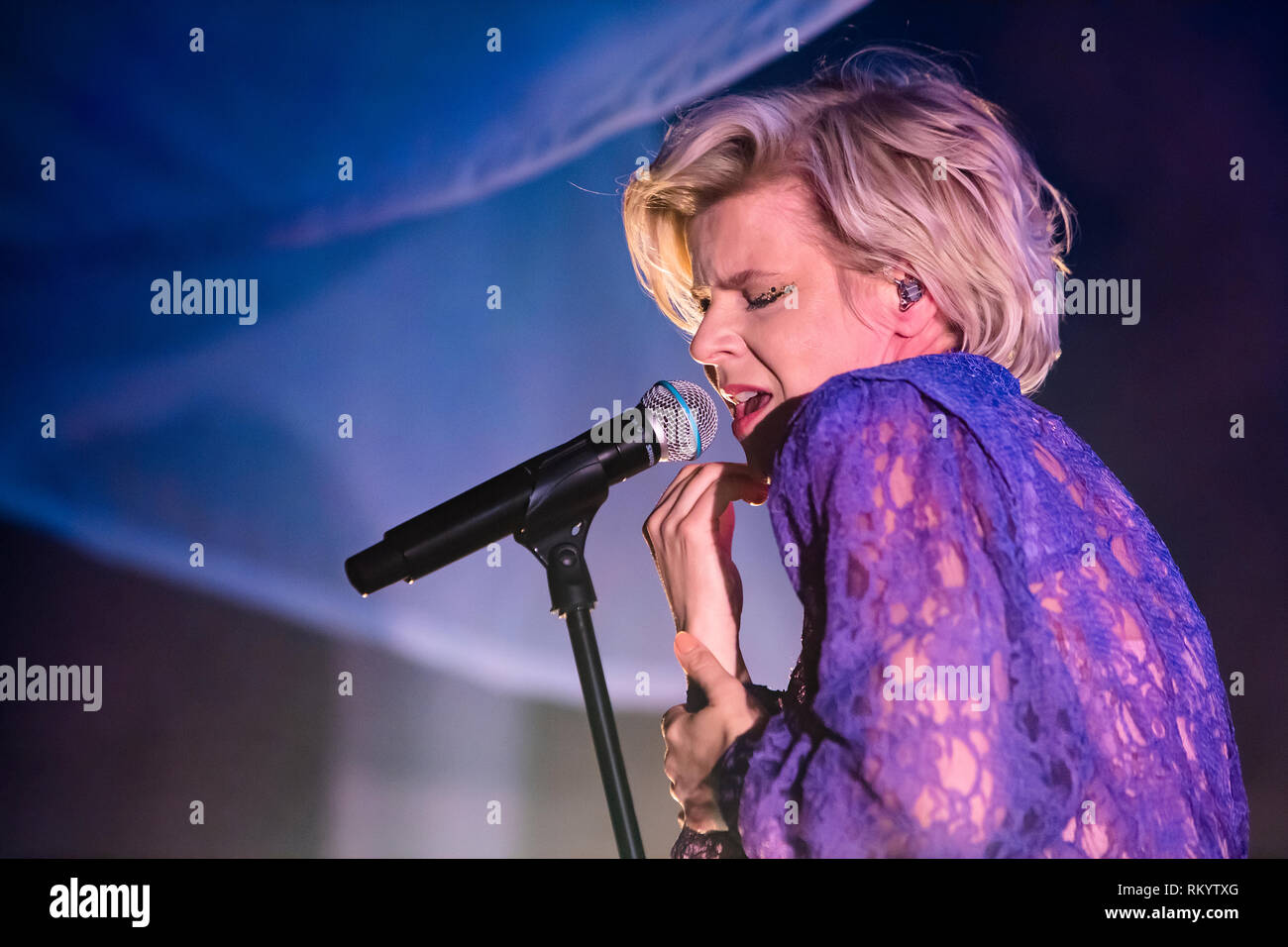 Norway, Bergen - February 6, 2019. The Swedish singer and songwriter ...