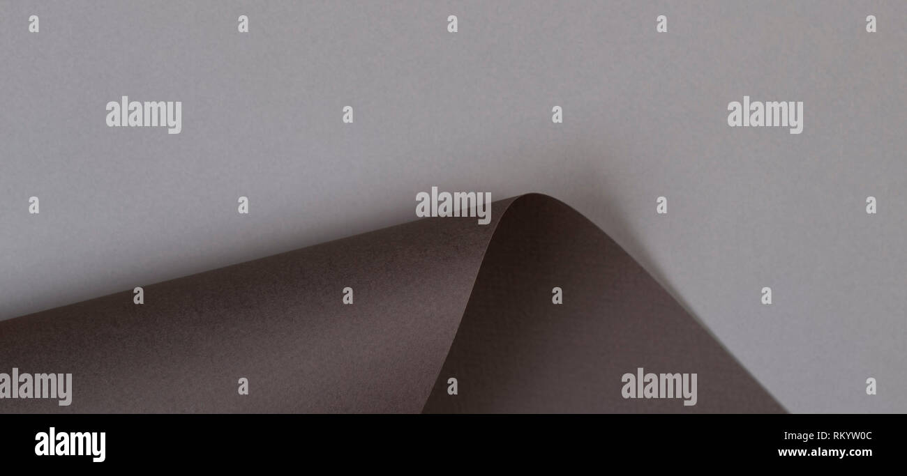 Abstract geometric shape gray brown color paper background Stock Photo ...