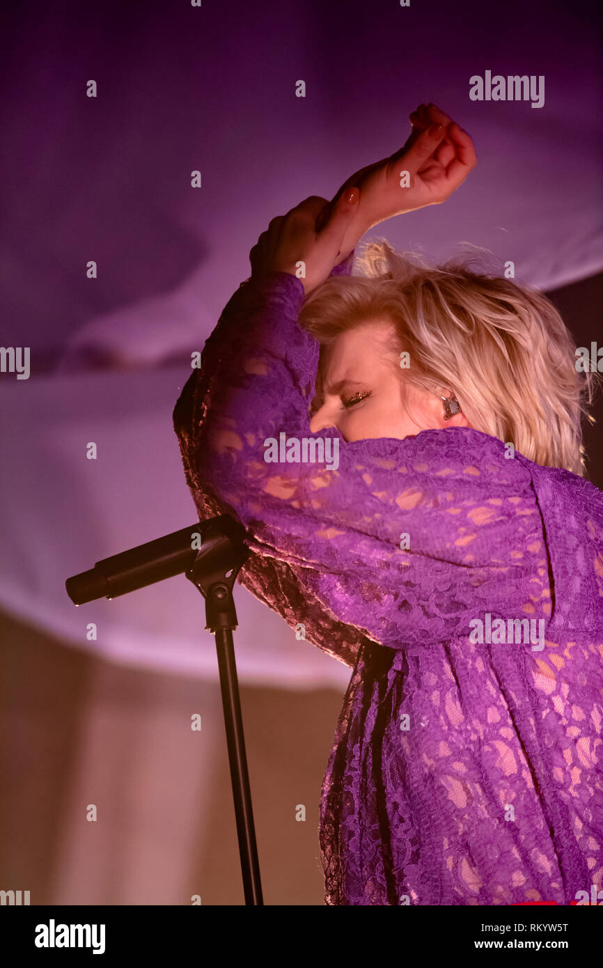 Norway, Bergen - February 6, 2019. The Swedish singer and songwriter ...