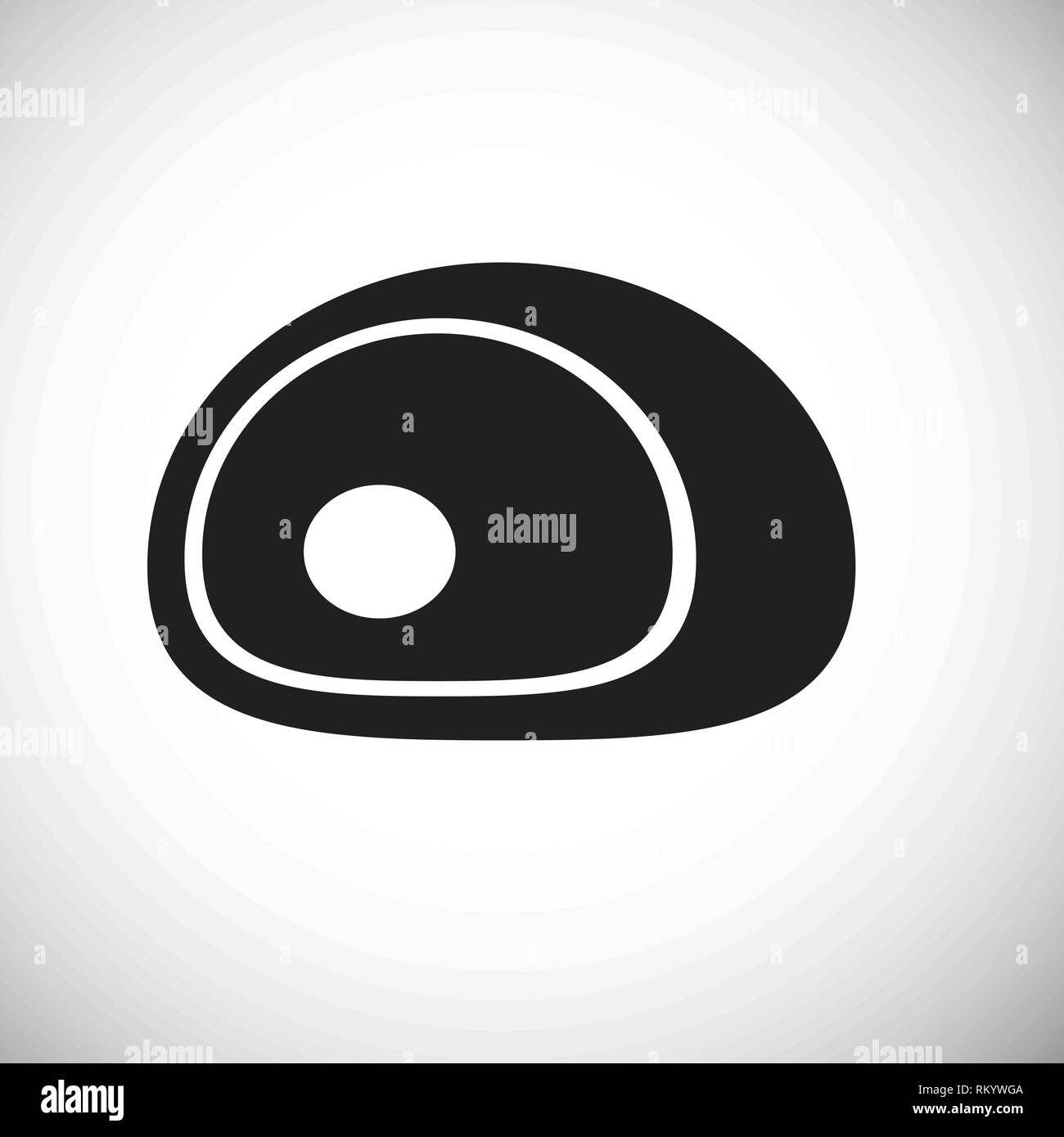 Meat icon on white background for graphic and web design, Modern simple ...