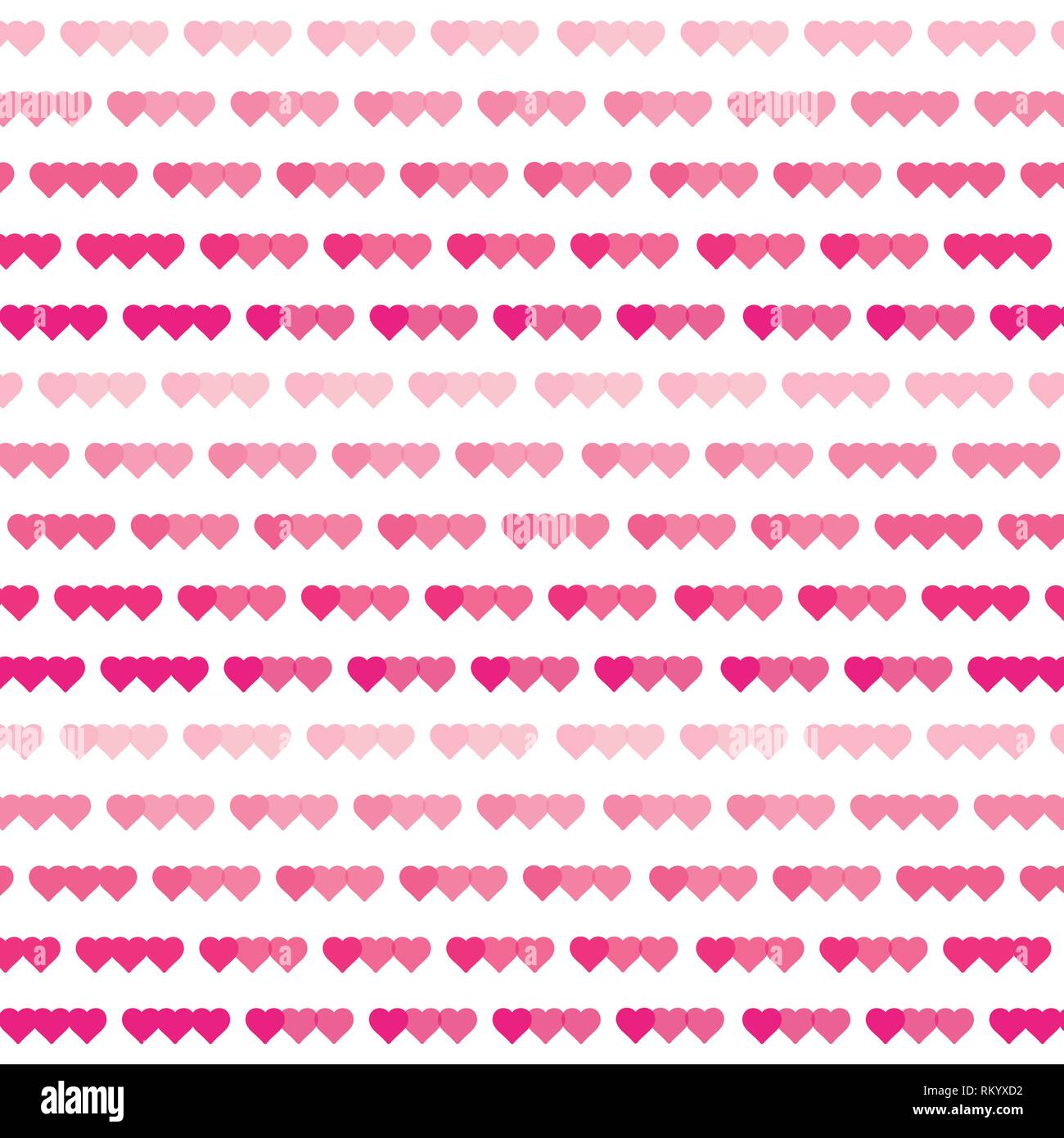 Repeated hearts pattern Stock Vector Images - Alamy