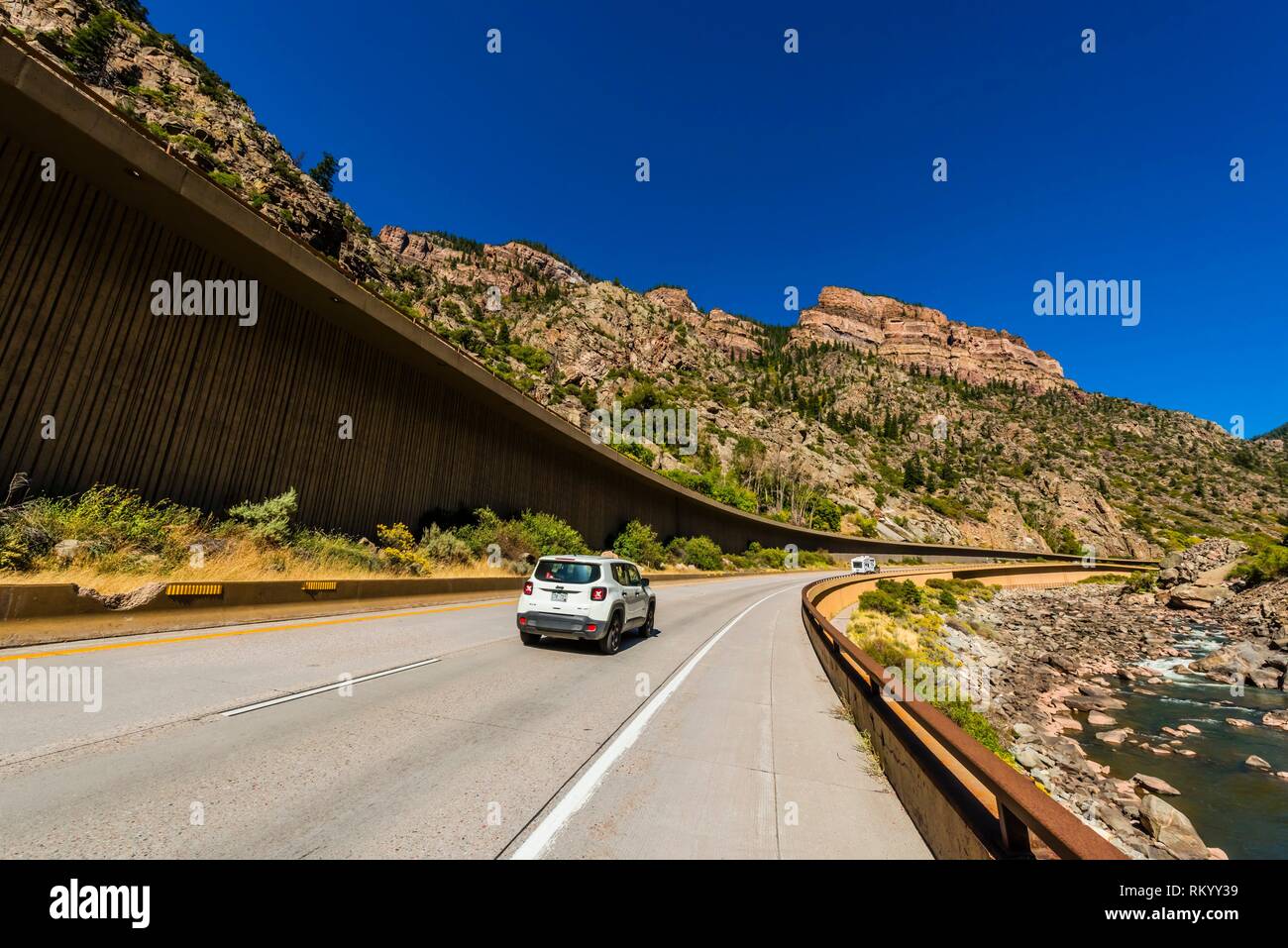 Interstate 70 glenwood canyon High Resolution Stock Photography and ...