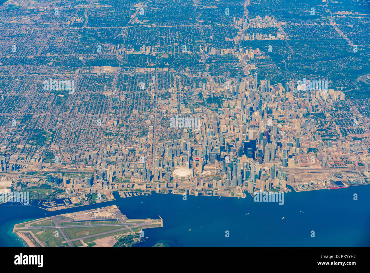 Toronto islands aerial hi-res stock photography and images - Alamy
