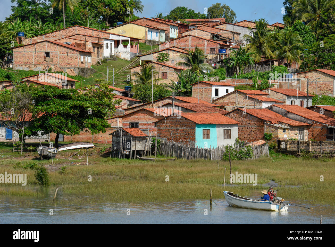 Alcantara, Brazil - 16 January 2019: Traditional portuguese colonial ...