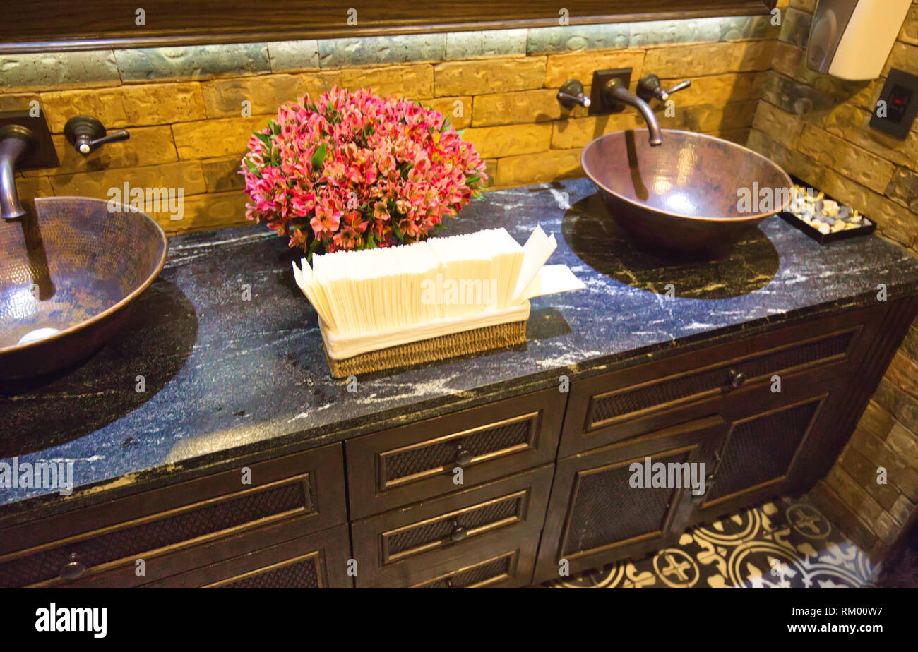 Hotel washroom hi-res stock photography and images - Alamy