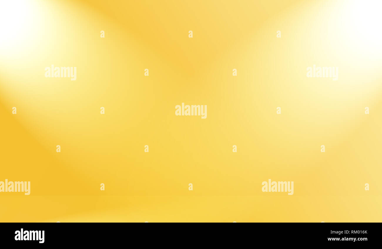 Abstract Luxury Gold yellow gradient studio wall, well use as ...