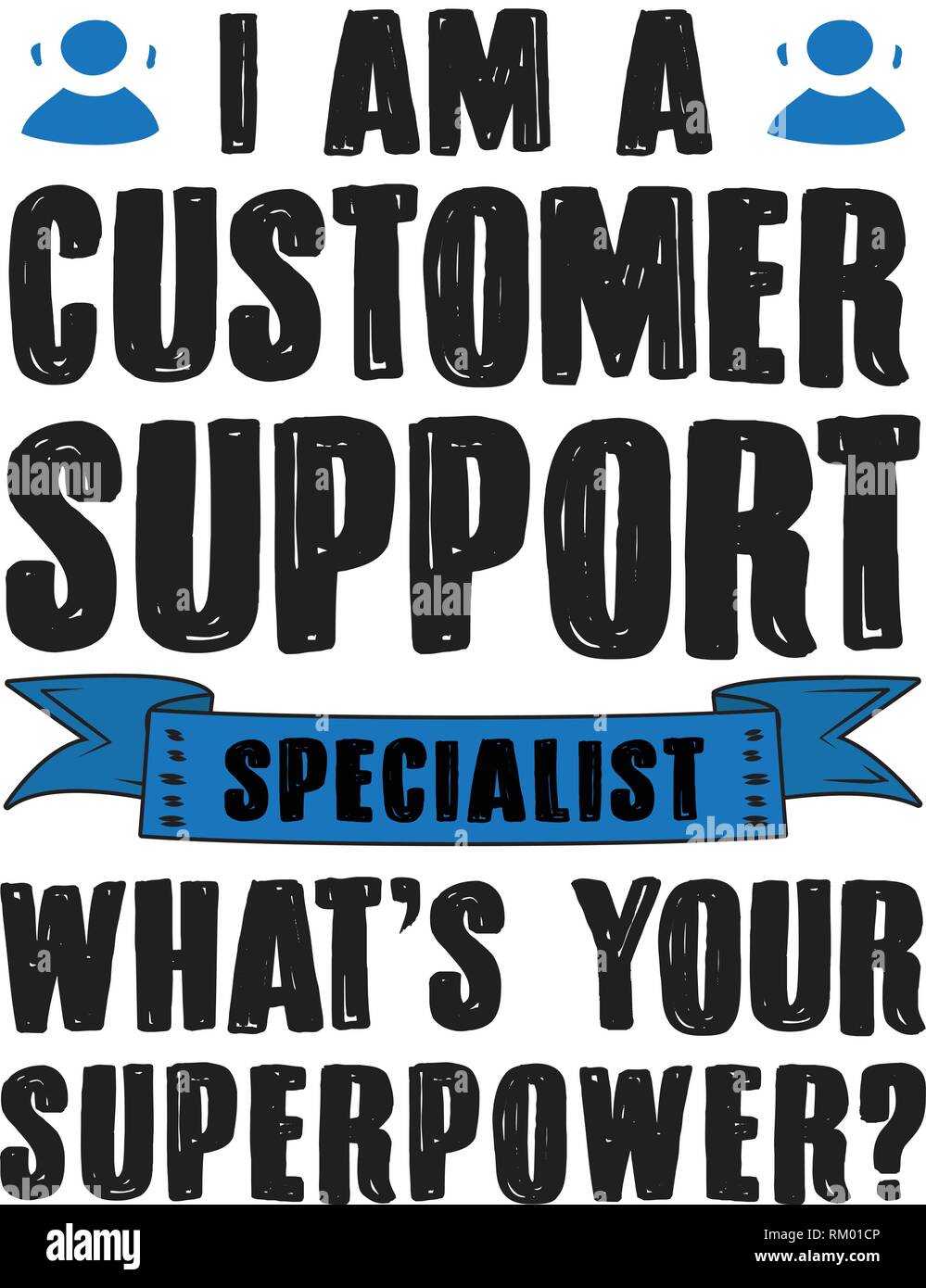 Customer support specialist background Stock Vector Images - Alamy