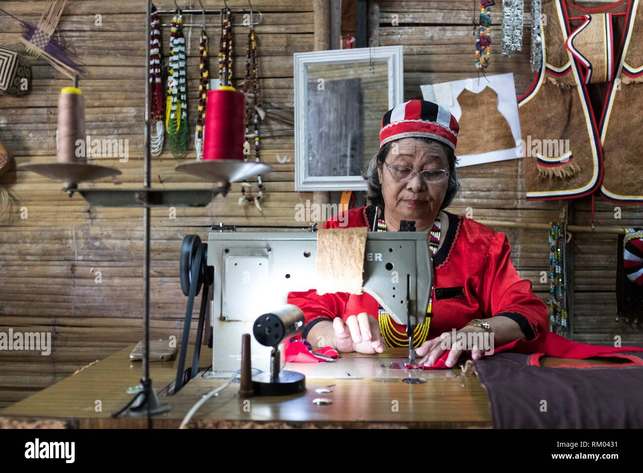 Malaysia sarawak cultural village bidayuh hi-res stock photography and ...
