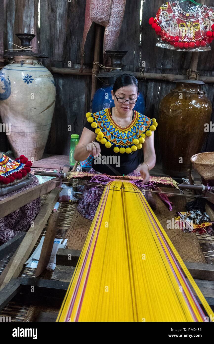 Malaysia sarawak cultural village bidayuh hi-res stock photography and ...