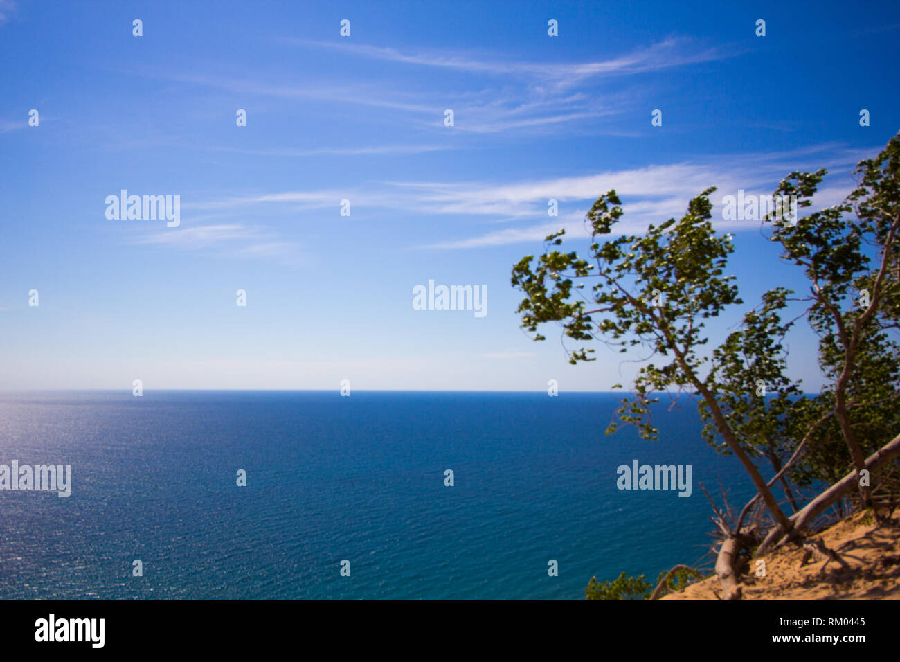 Lake Michigan Overlook, Pierce Stocking Scenic Drive, Sleeping Bear Dunes National Lakeshore ...
