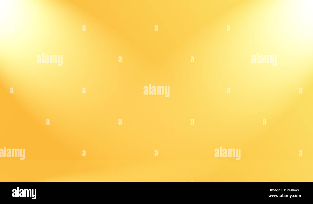 Magic abstract soft colors of shining yellow gradient studio background ...