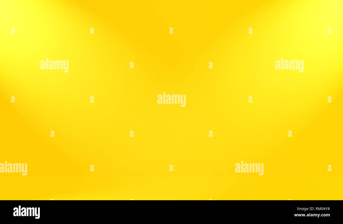 Magic abstract soft colors of shining yellow gradient studio background ...