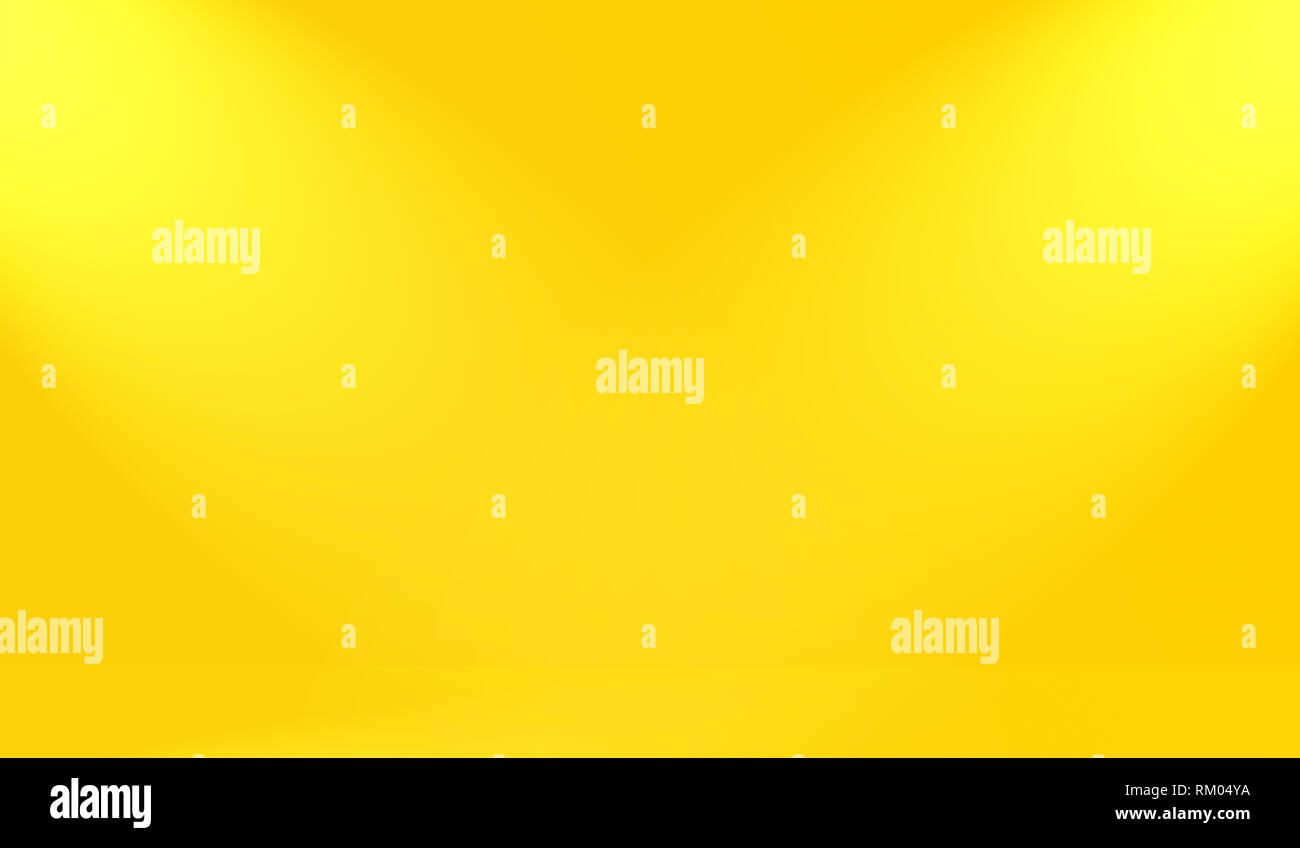 Magic abstract soft colors of shining yellow gradient studio background ...