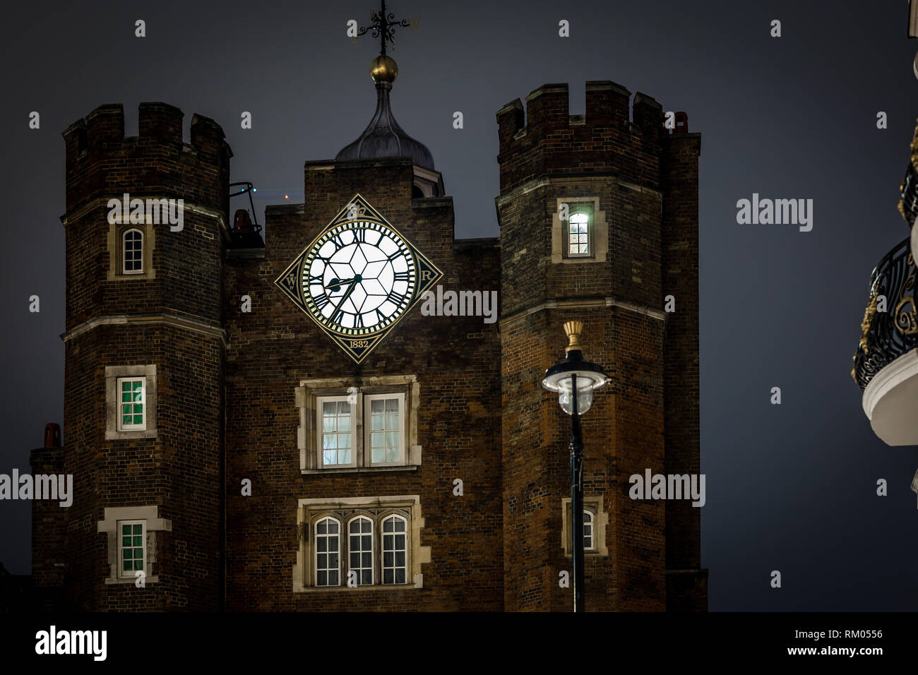 Mayfair in winter evening, London Stock Photo - Alamy