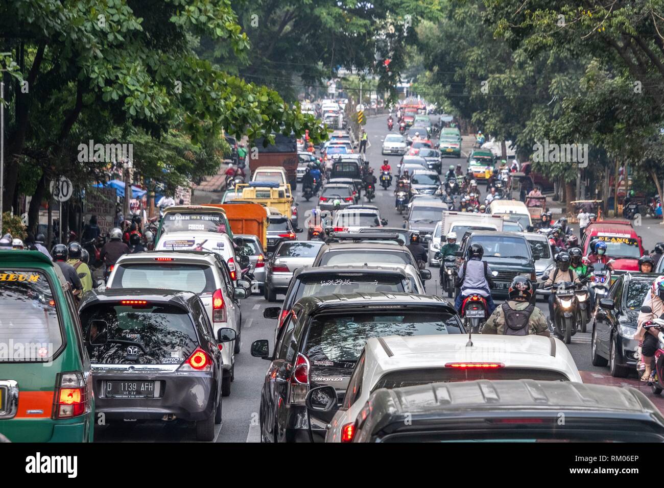 Traffic jam in bandung hi-res stock photography and images - Alamy
