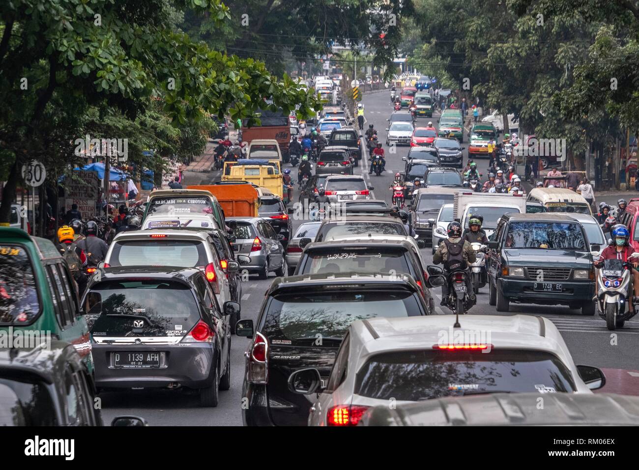 Traffic jam in bandung hi-res stock photography and images - Alamy