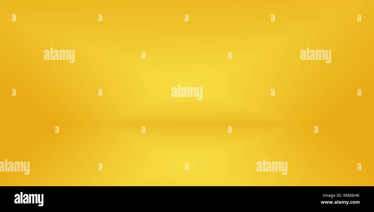 Abstract Luxury Gold yellow gradient studio wall, well use as ...