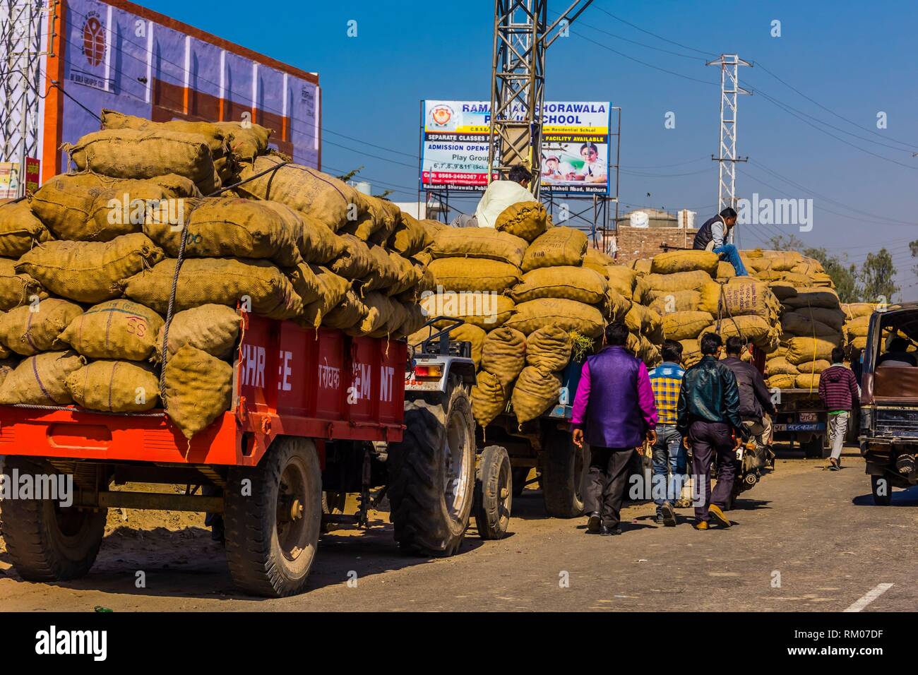 Hauling Potatoes High Resolution Stock Photography and Images - Alamy