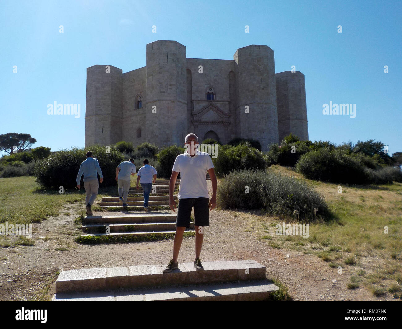 italy puglia perfectly octagonal geometric castel del monte puglia XIII ...