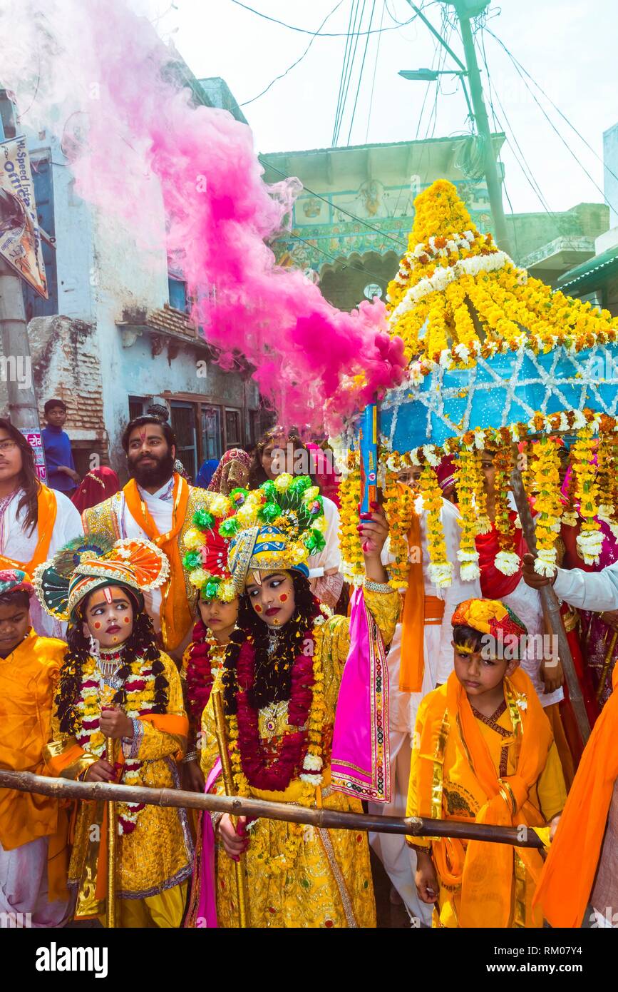 Lord Krishna Holi High Resolution Stock Photography and Images - Alamy