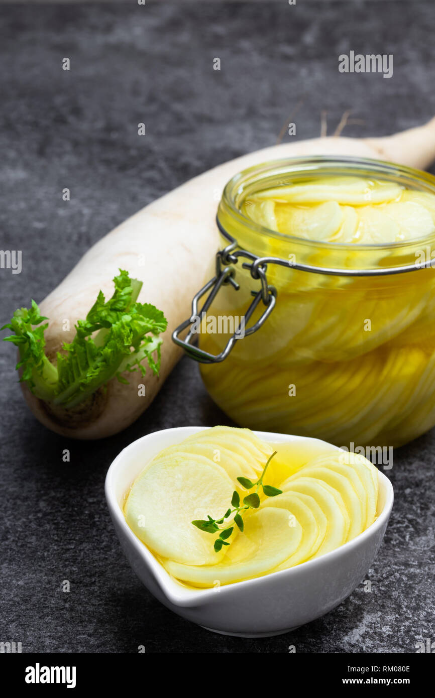 Daikon kimchi hi-res stock photography and images - Alamy