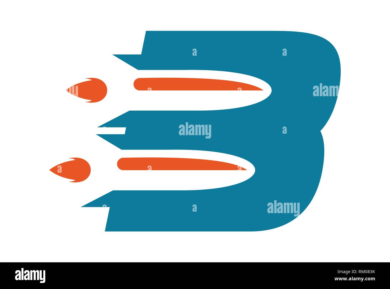 Rocket logo hi-res stock photography and images - Alamy