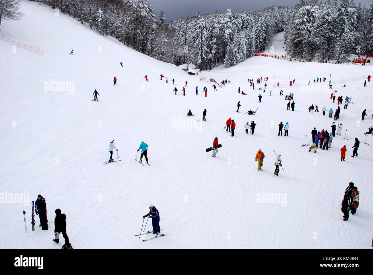 White slope snow hi-res stock photography and images - Alamy