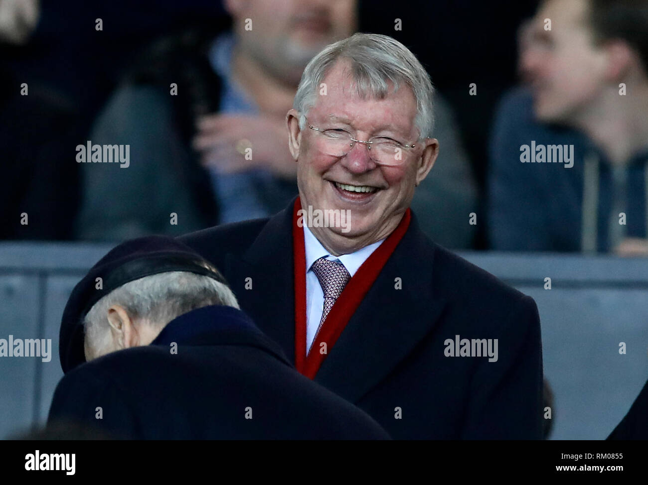 Sir Alex Ferguson during the UEFA Champions League round of 16, first ...