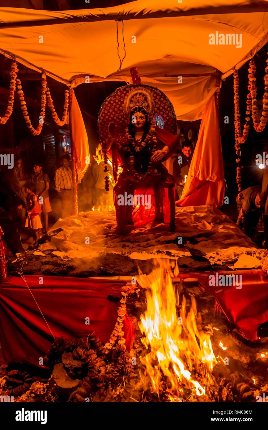 Holika Burning Stock Photos & Holika Burning Stock Images - Alamy