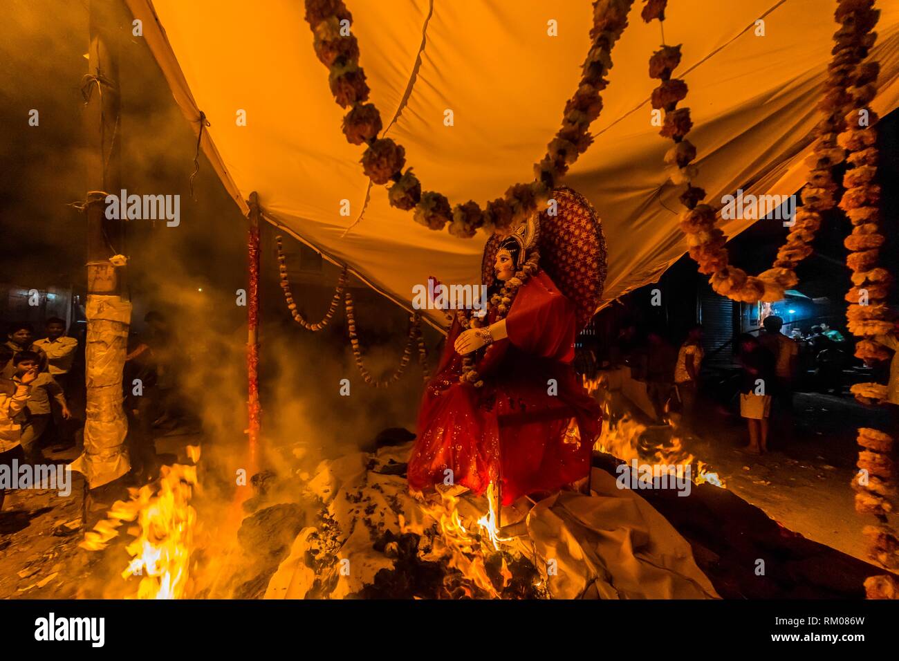 The Burning Of Holika Stock Photos & The Burning Of Holika Stock Images ...