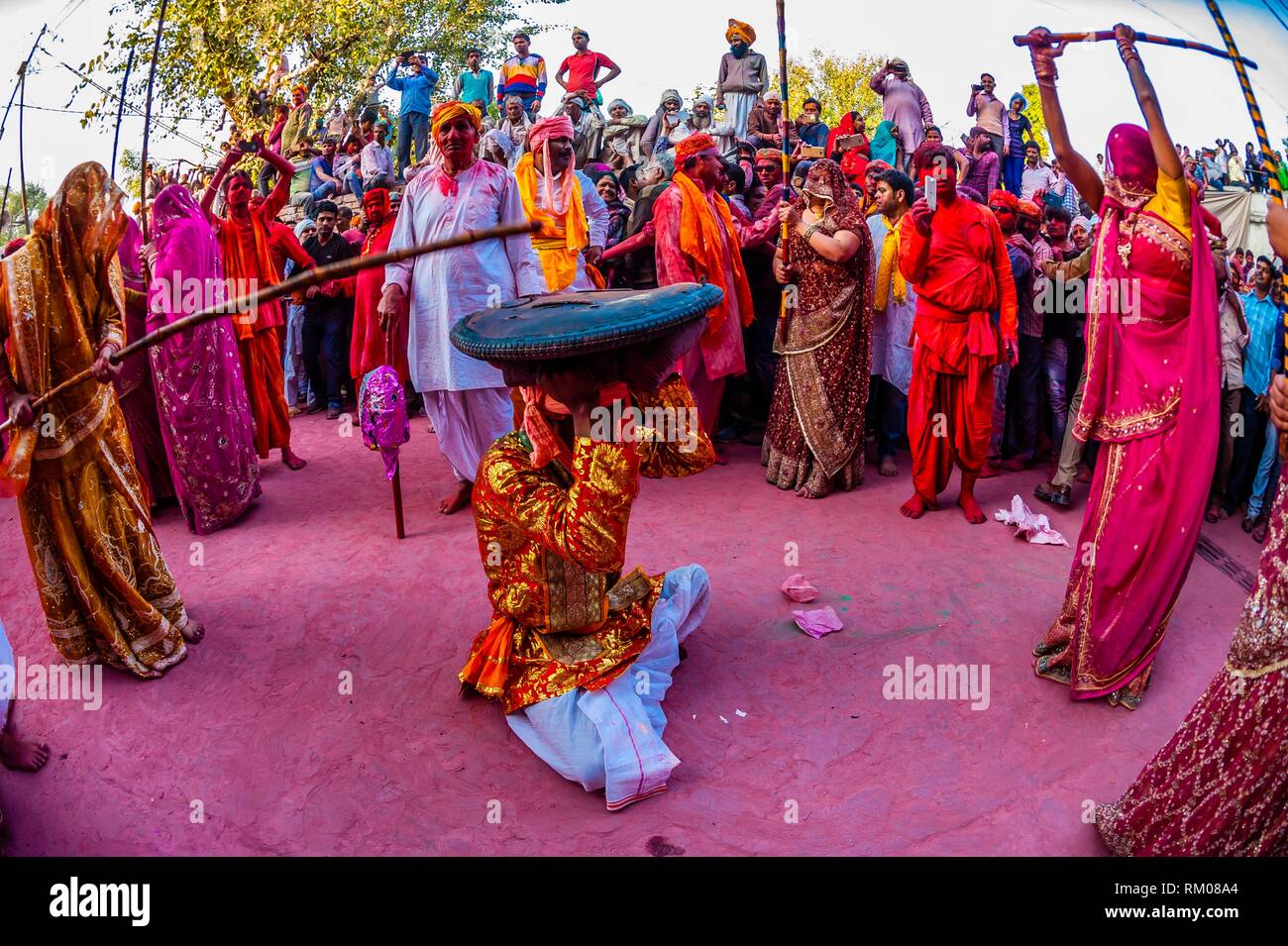Man With Lathi High Resolution Stock Photography and Images - Alamy
