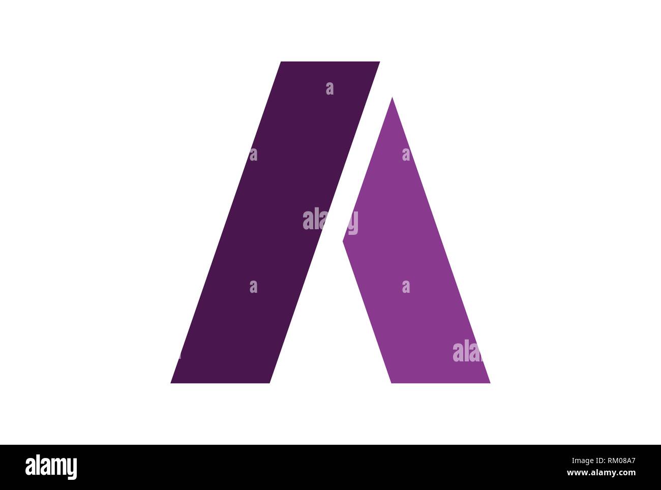 simple letter A icon vector logo Stock Vector Image & Art - Alamy