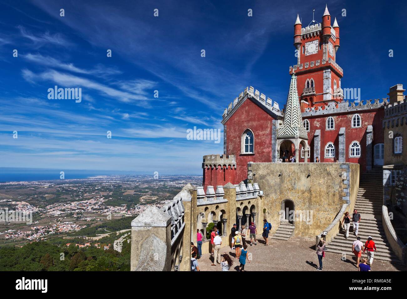 Balcony Palacio Da Pena Sintra High Resolution Stock Photography and ...