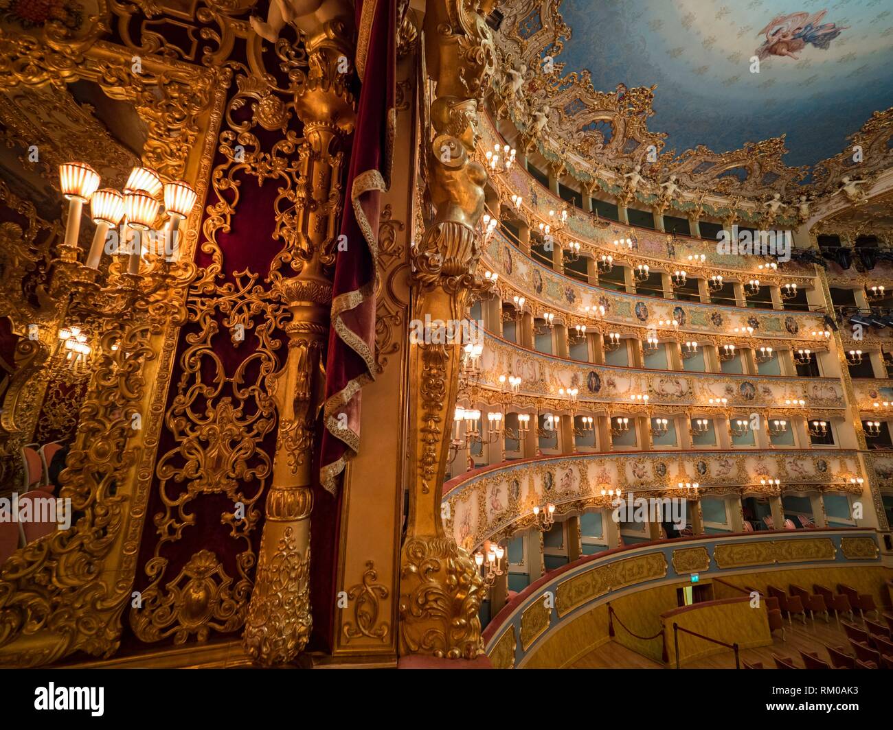 Venice opera house interior hi-res stock photography and images - Alamy