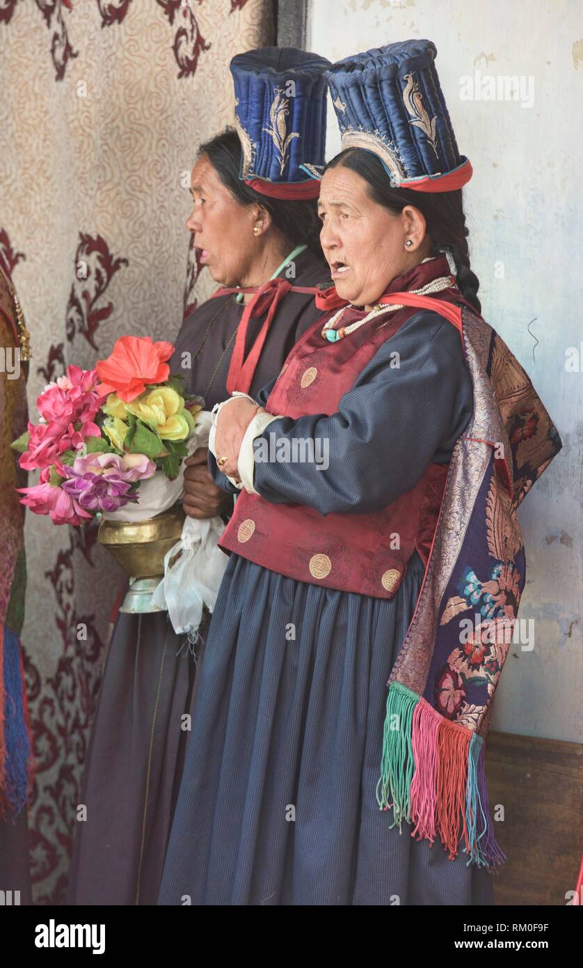 Women In Traditional Dress Leh High Resolution Stock Photography and ...