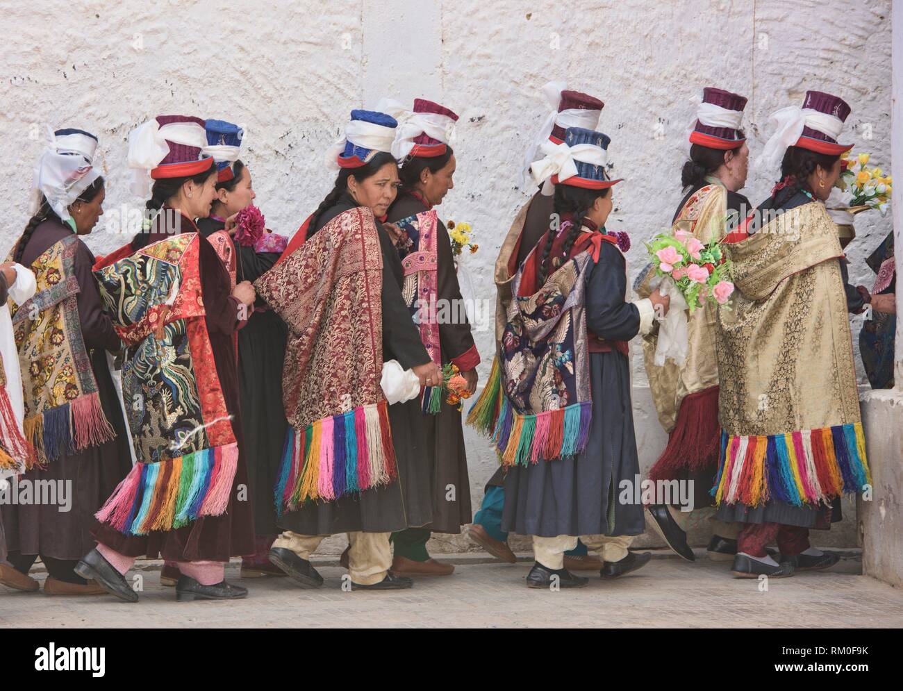 Women In Traditional Dress Leh High Resolution Stock Photography and ...
